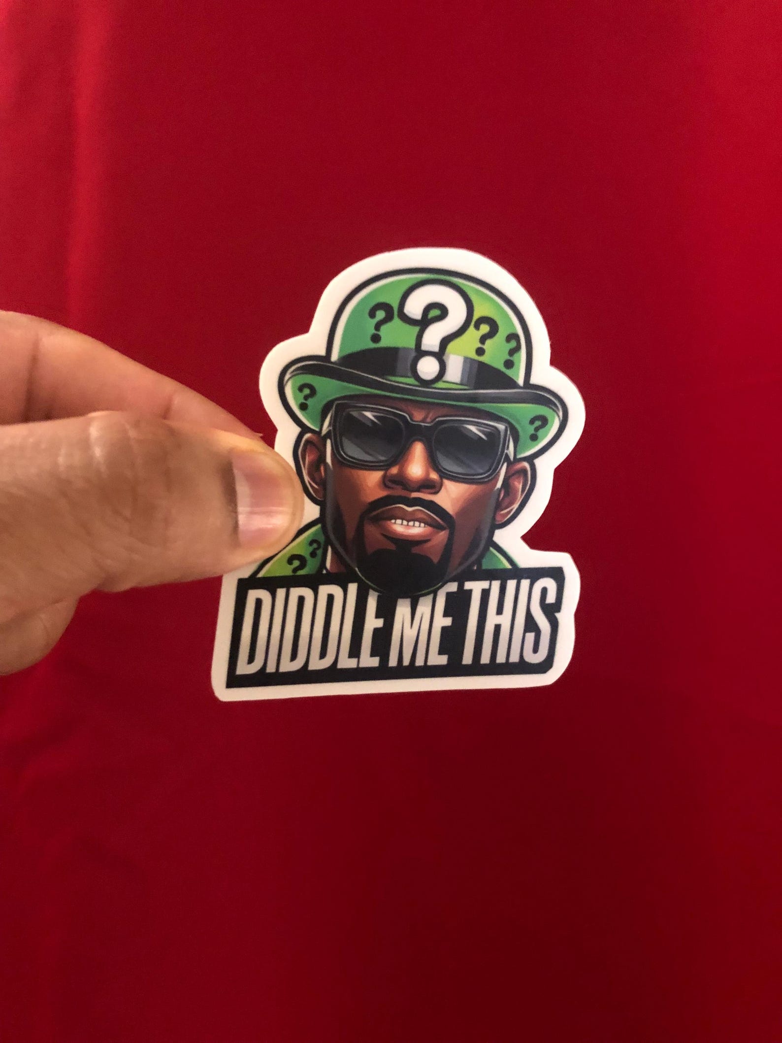 DIDDLE Me THIS Sticker-3.00x2.25 High Quality Matt Vinyl and Waterproof ...