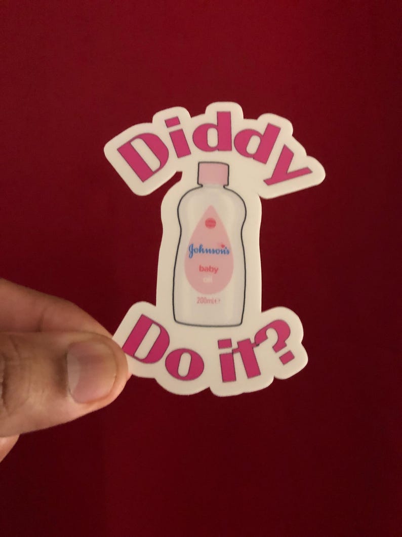 DIDDY Do It? 3.25x2.25 Sticker - High Quality Matt Vinyl and Waterproof ...