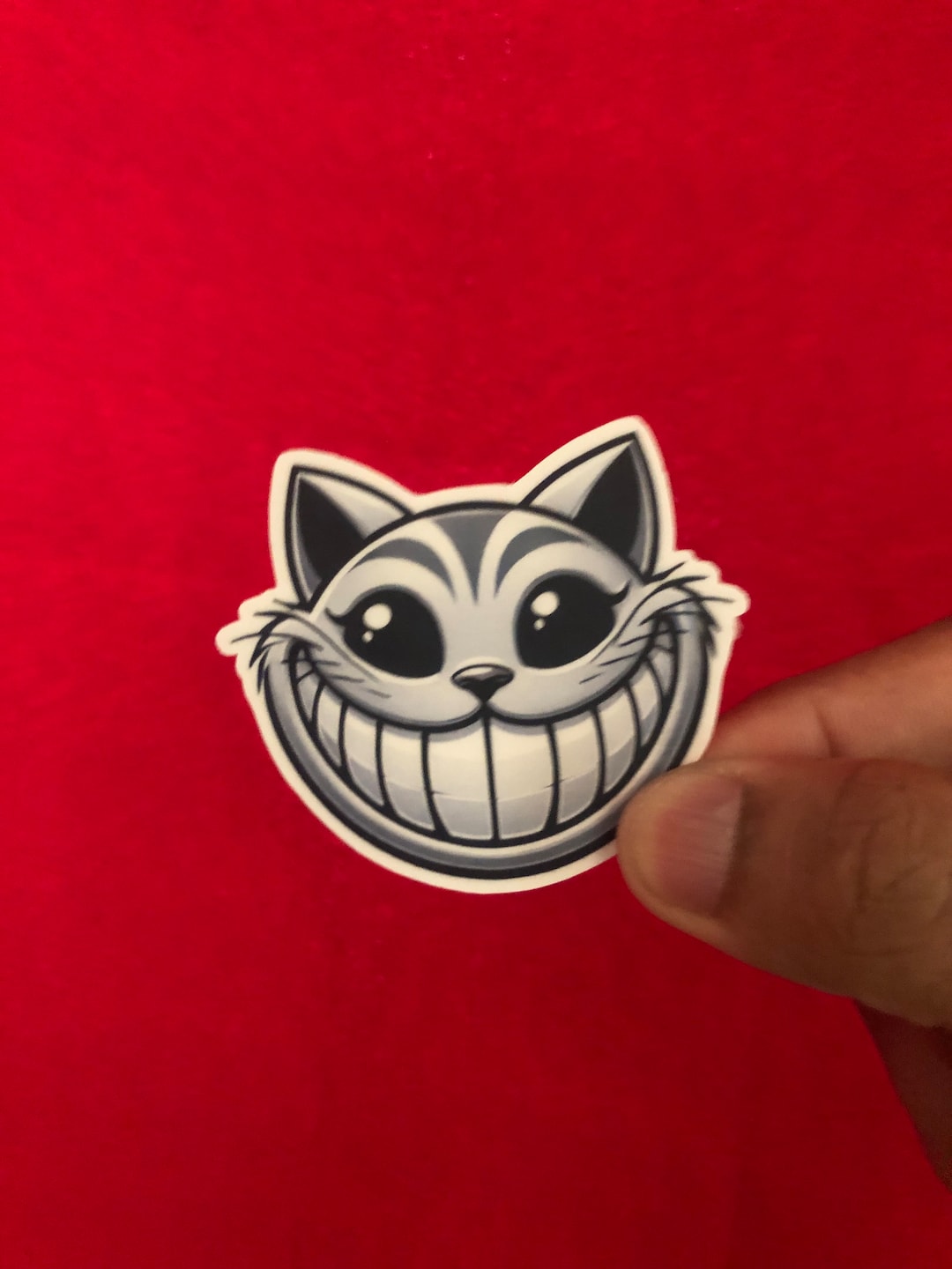 CHESHIRE CAT3 2.5x2.25 Inch Sticker- High Quality Matt Vinyl and ...