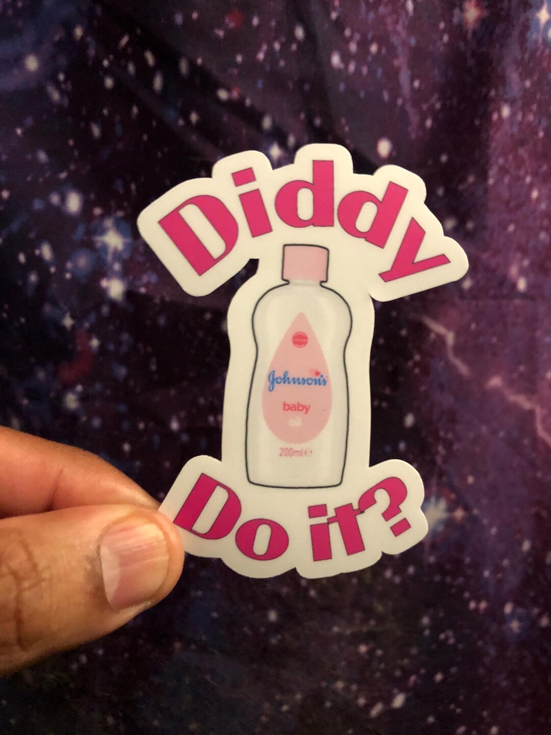 DIDDY Do It? 3.25x2.25 Sticker - High Quality Matt Vinyl and Waterproof ...