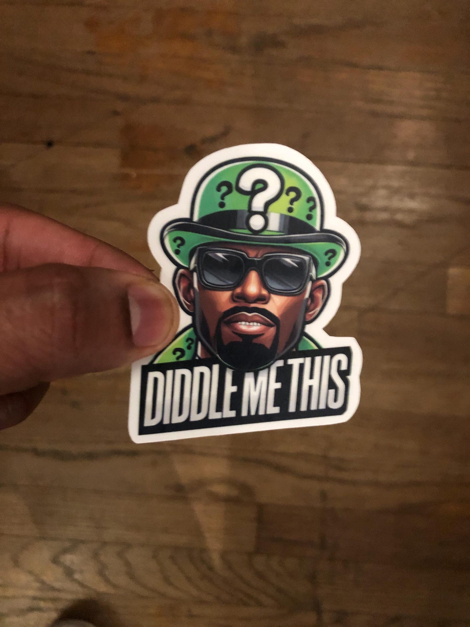 DIDDLE Me THIS Sticker-3.00x2.25 High Quality Matt Vinyl and Waterproof ...