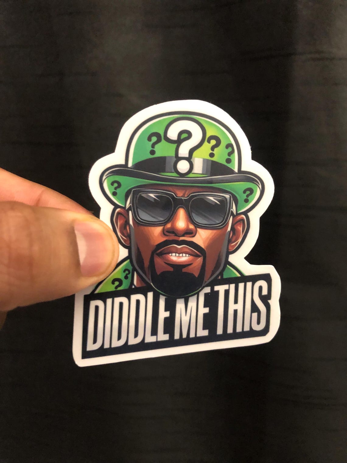 DIDDLE Me THIS Sticker-3.00x2.25 High Quality Matt Vinyl and Waterproof ...