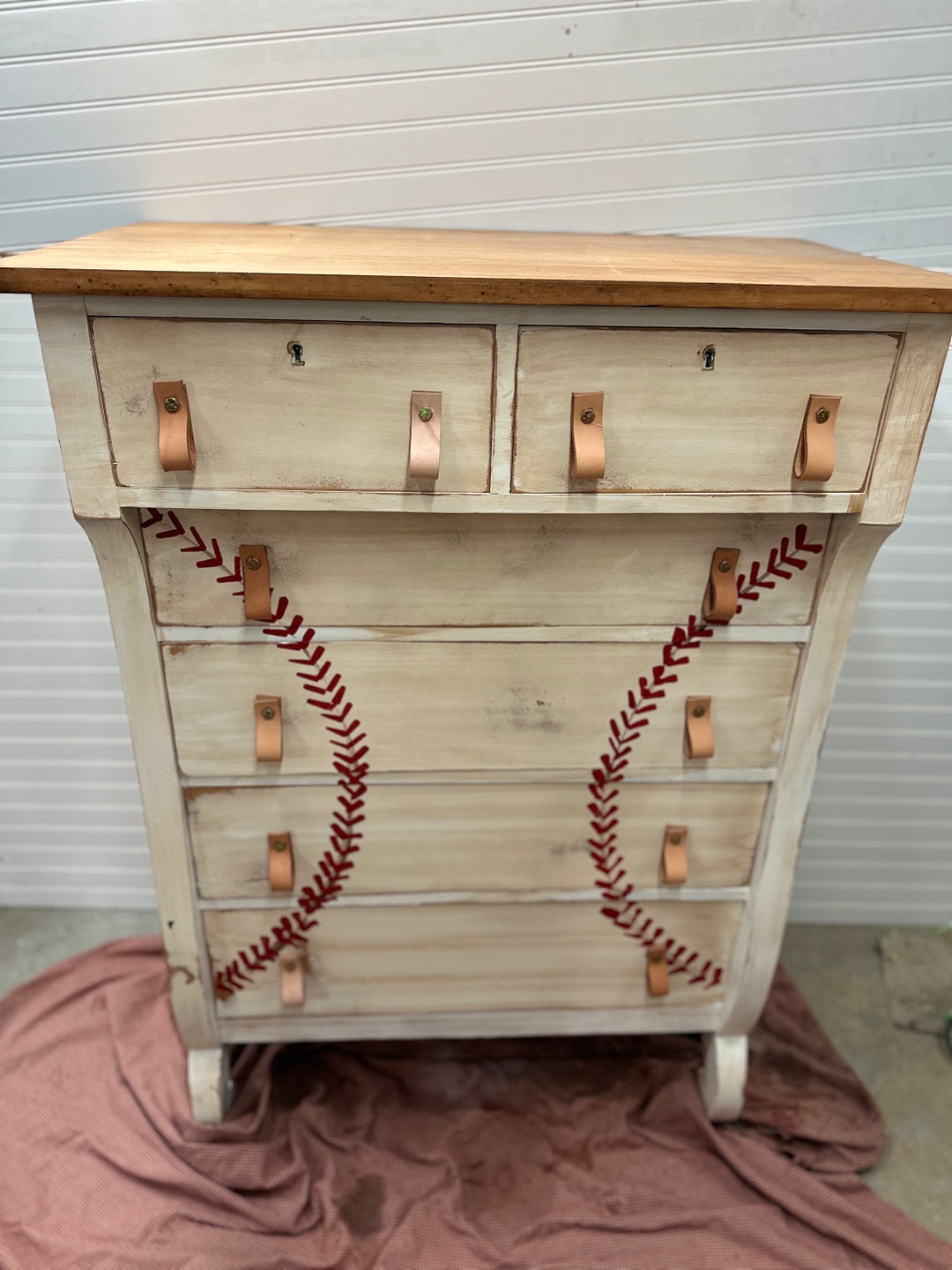Baseball Themed Dresser *free Shipping *lower Price for Pick-up, Meet ...