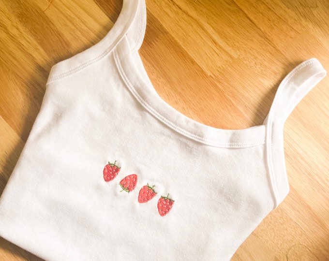 Crochet Strawberry Top - Etsy