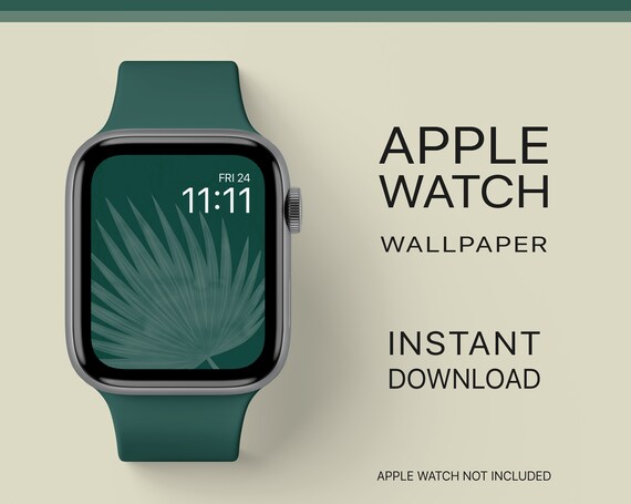 Green Leaf Apple Watch Wallpaper - Etsy