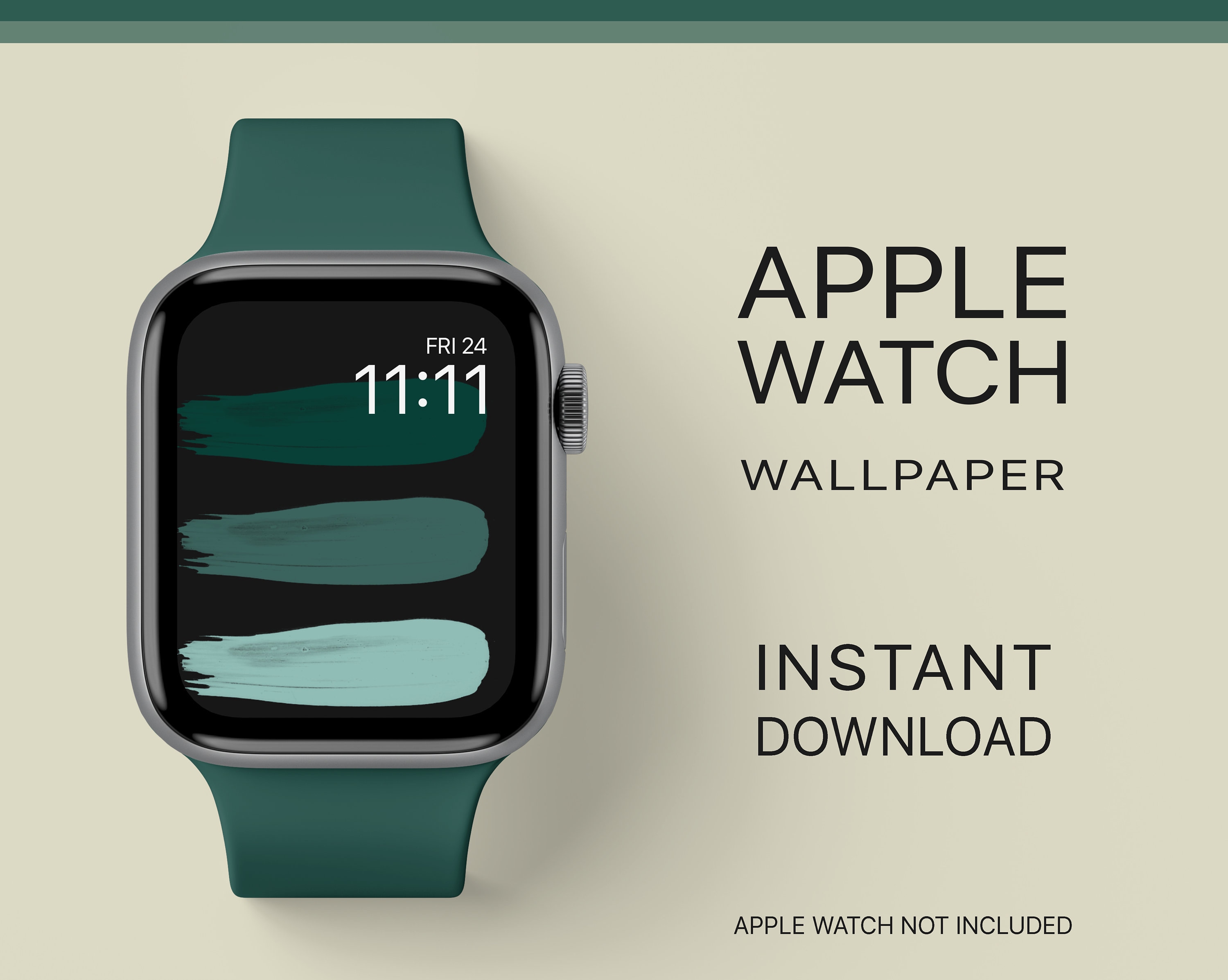 Green Paint Apple Watch Wallpaper - Etsy