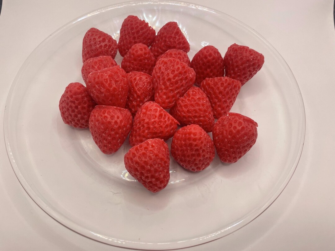 Strawberry Wax Melts | Embeds | Candle Embeds | Fake Food | Fake Fruit ...