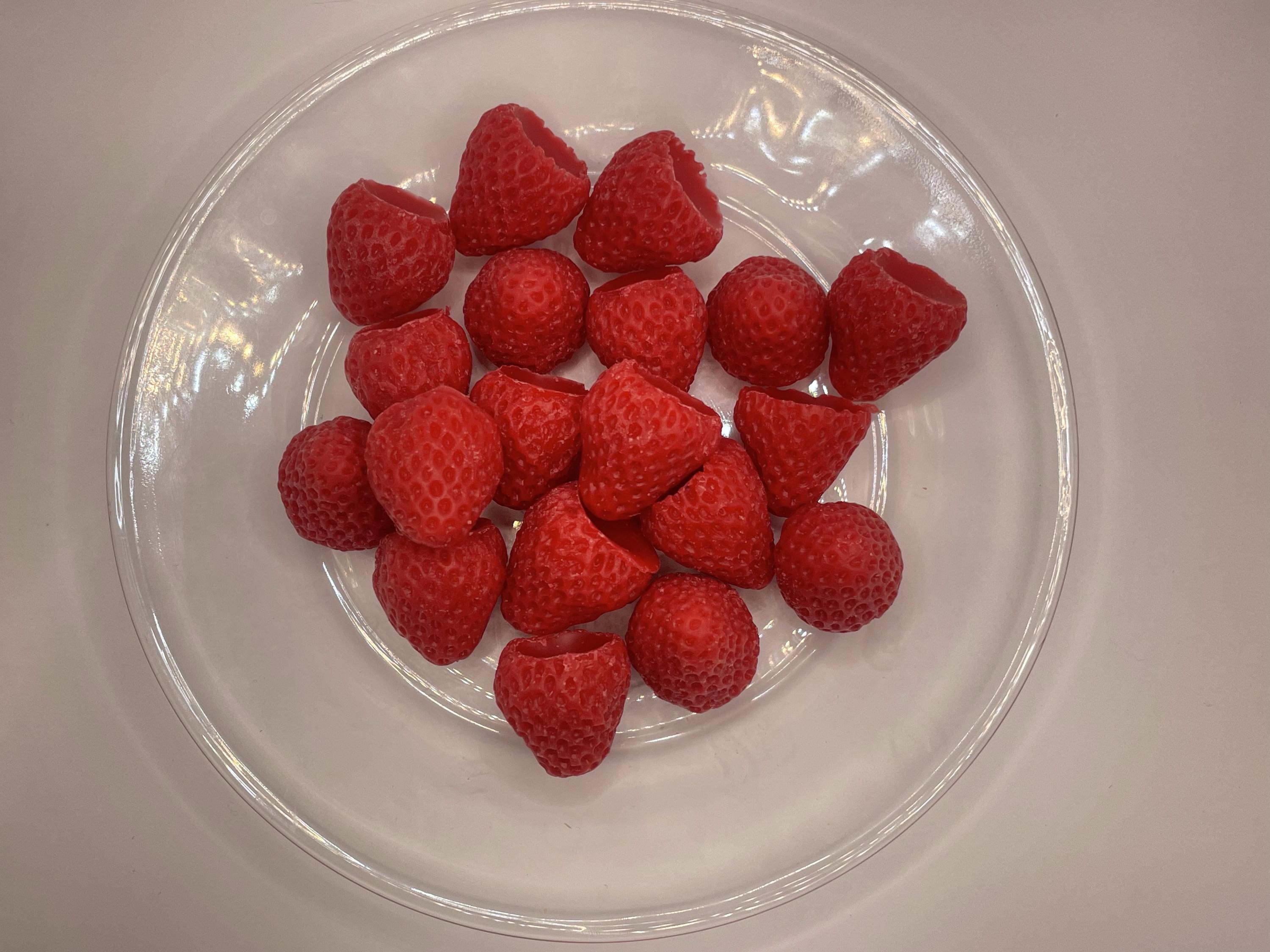 Strawberry Wax Melts | Embeds | Candle Embeds | Fake Food | Fake Fruit ...