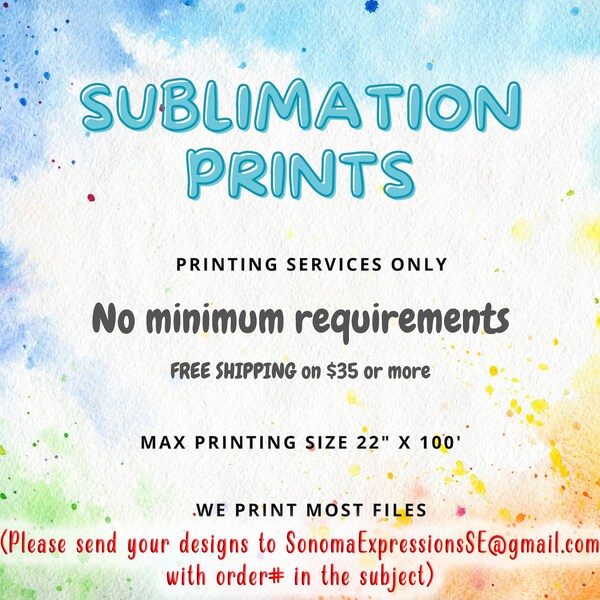 Sublimation Printing - Etsy