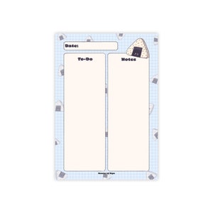 Onigiri Post-it® Note Pads | Kawaii Art Cute Aesthetic Stationery ...