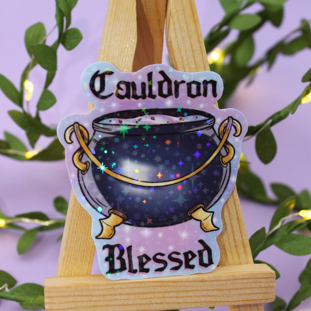 ACOTAR Cauldron Blessed Sparkle Sticker for Laptops Phones Kindles ...