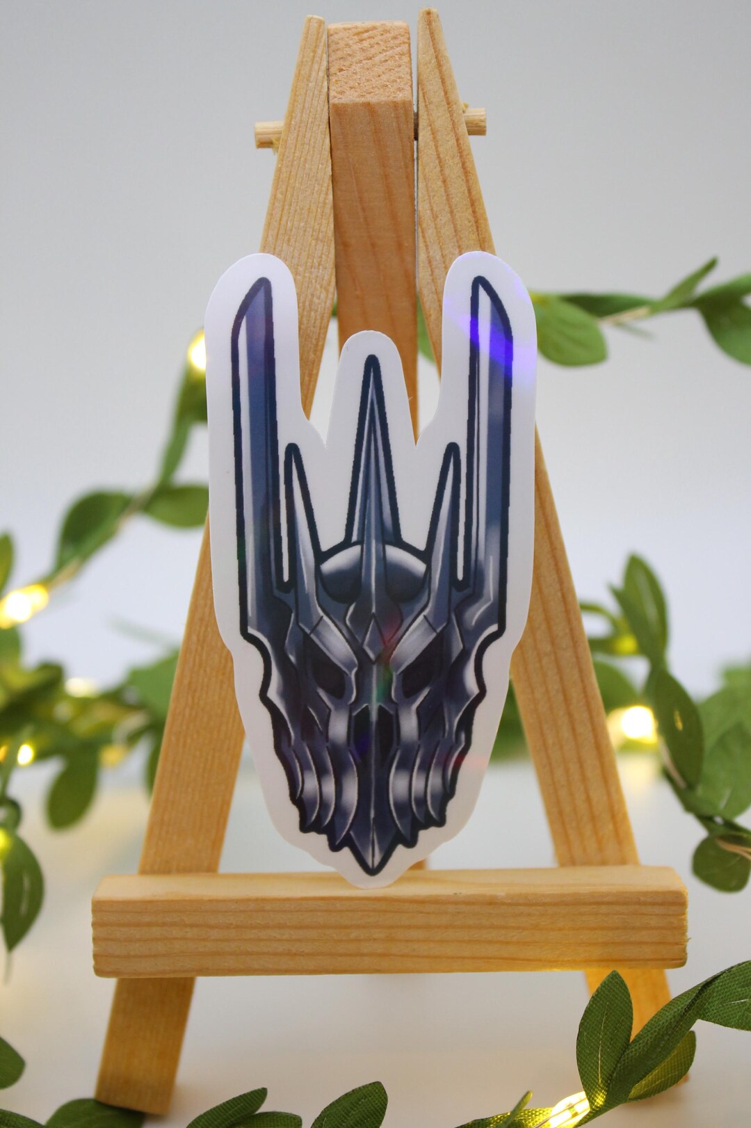 Sauron Helmet Holo Sticker: Lord of the Rings Decal - Etsy