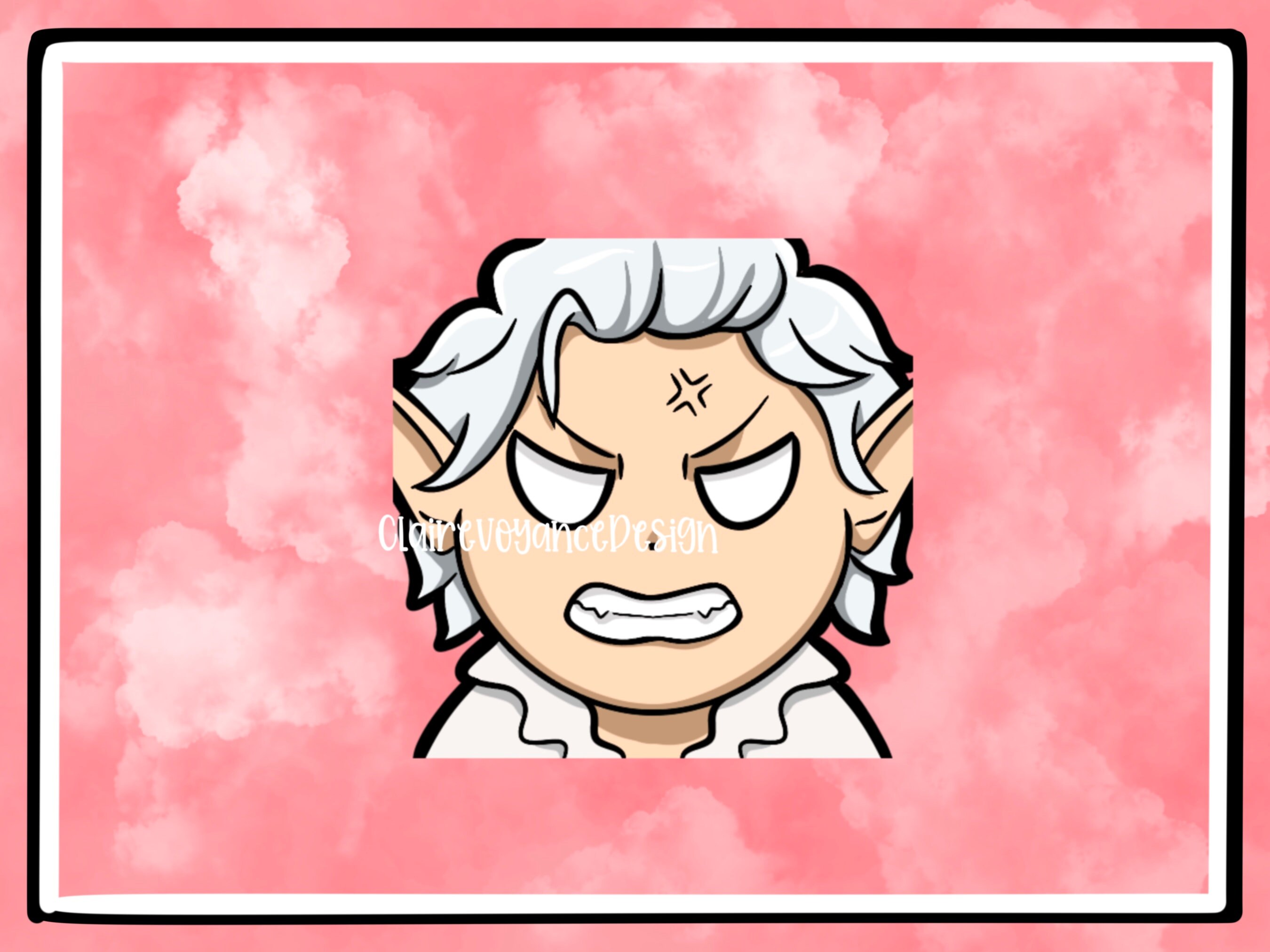 Astarion Emotes Pack Baldurs Gate 3 Twitch Discord Streaming Chibi ...