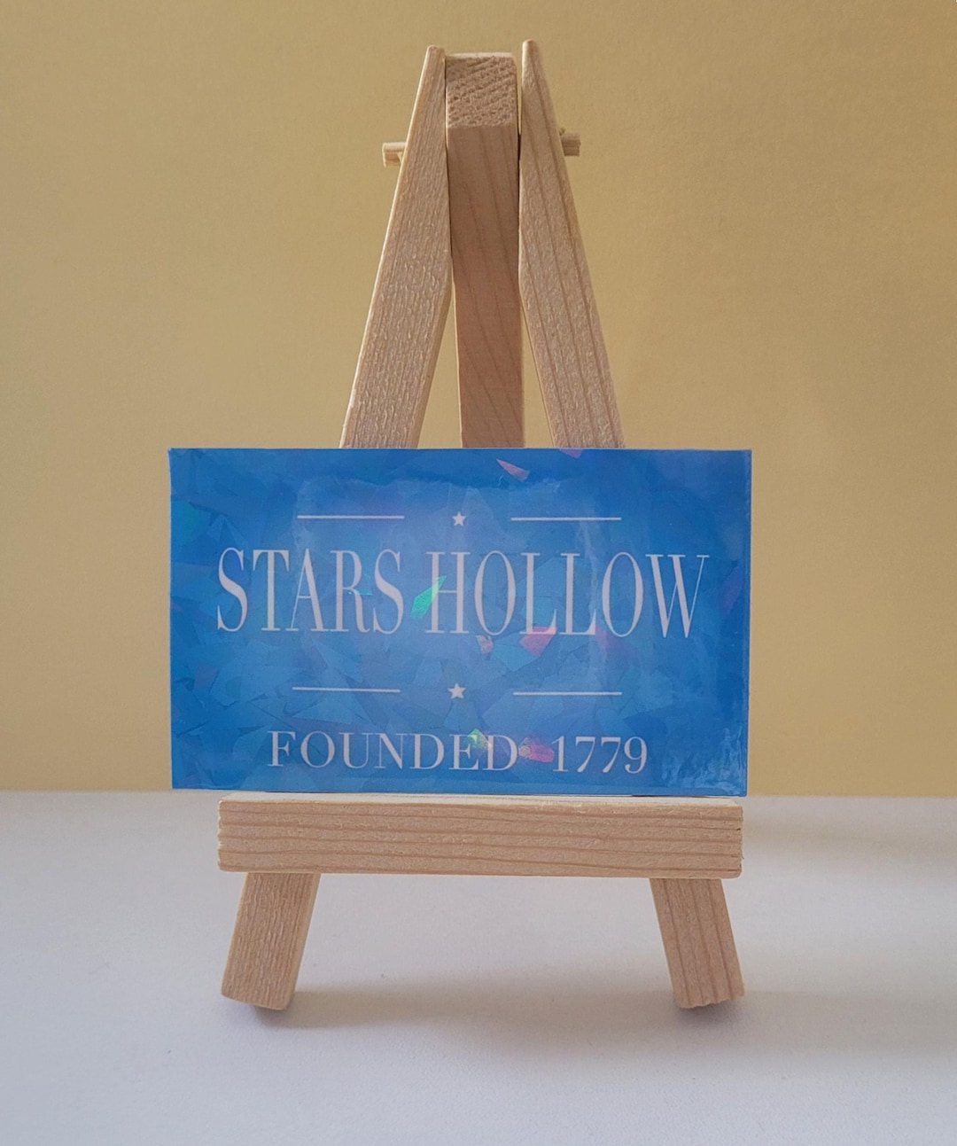 Gilmore Girls Stars Hollow Sign Sticker Decal Sparkle Holographic ...