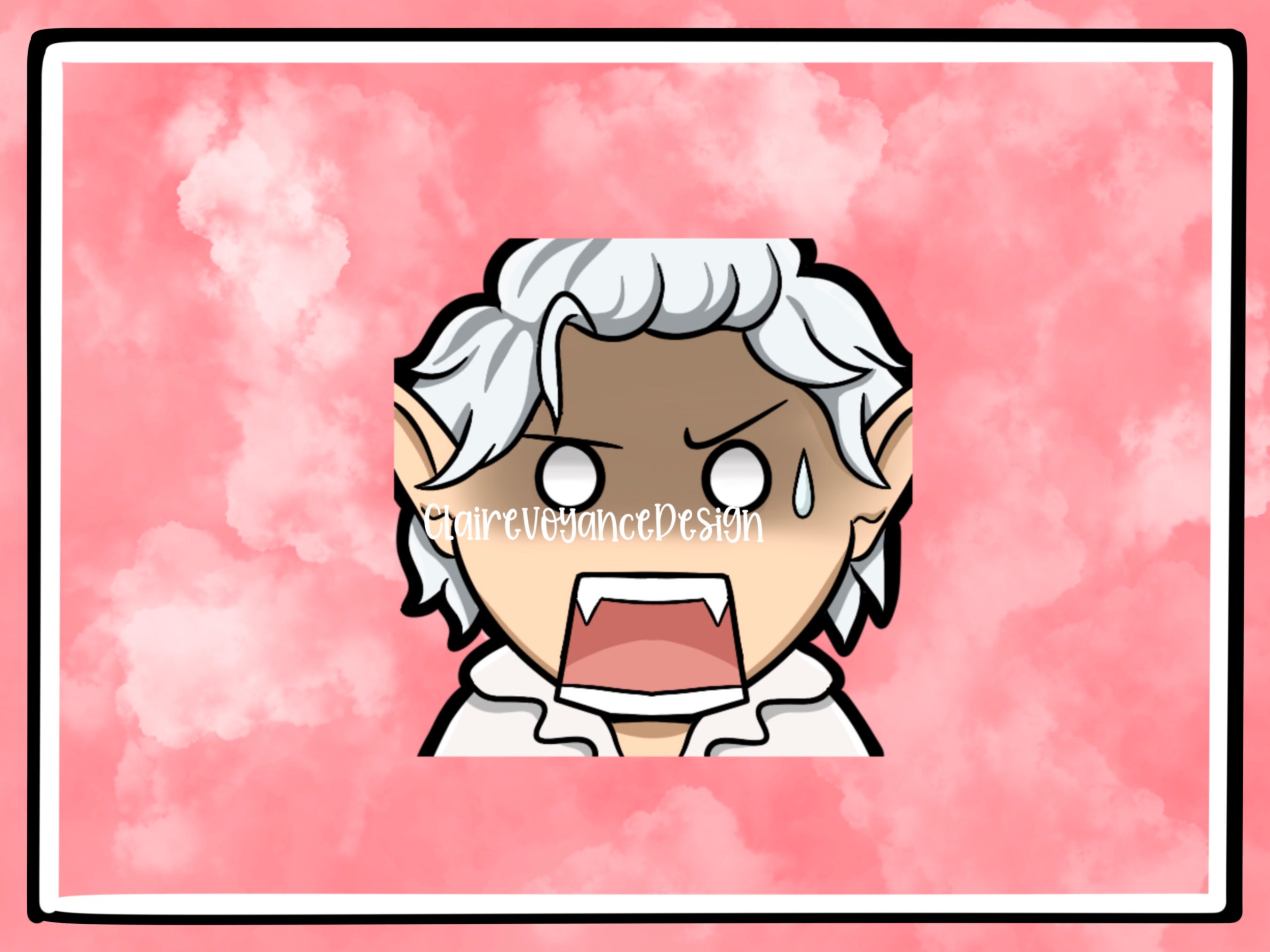 Astarion Emotes Pack Baldurs Gate 3 Twitch Discord Streaming Chibi ...