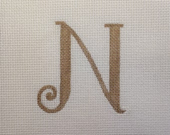Needlepoint Letter Pillow - Etsy