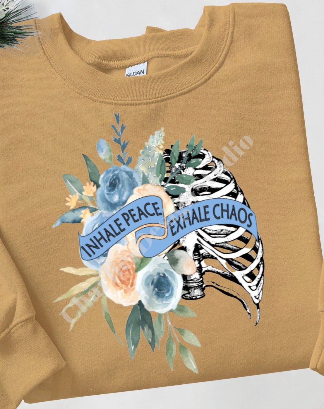 Inhale Peace Exhale Chaos PNG Inner Peace PNG Women - Etsy