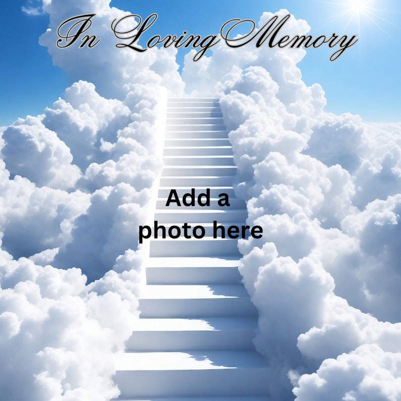 Memorial Background Image, in Loving Memory PNG JPG, Forever in Our ...