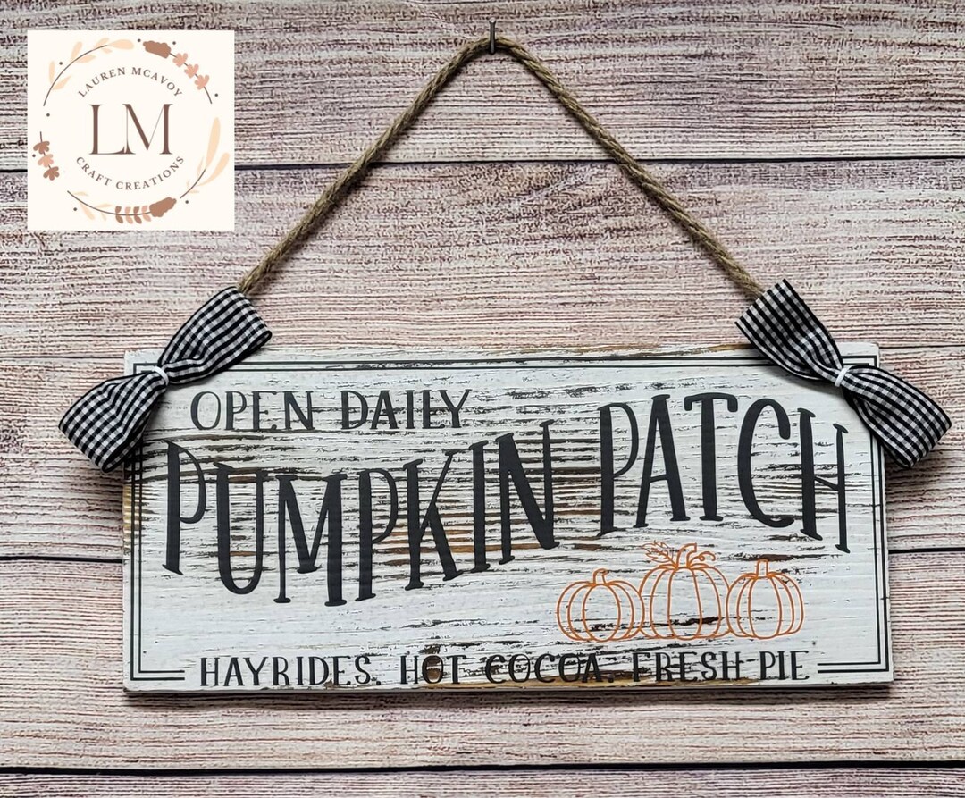 Fall Pumpkin Patch Decor - Etsy