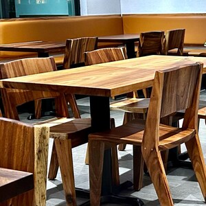 Heirloom Wooden Chairs - Monkey Pod Wood, Minimal, Modern, Ergonomic ...