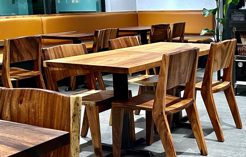 Heirloom Wooden Chairs - Monkey Pod Wood, Minimal, Modern, Ergonomic ...