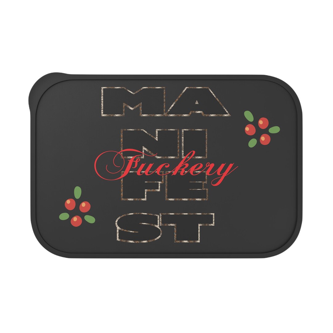 Manifest Foodbox Funny Sayings Lunch Box Unique Bento Box Humor Sayings ...