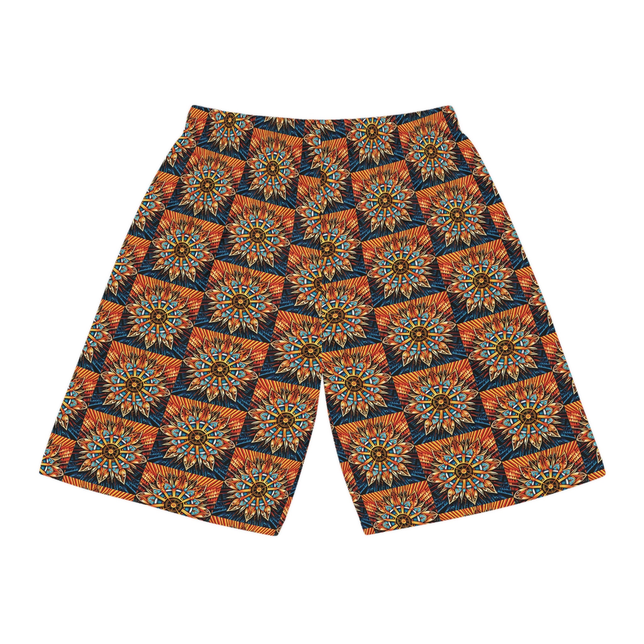 First Nations Art Basketball Shorts Native Design Shorts Basketball ...