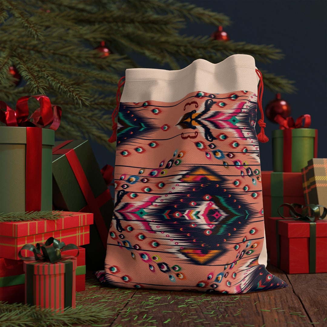 Southwest Art Style Gift Bag Indigenous Art Treat Bag Christmas Gift ...