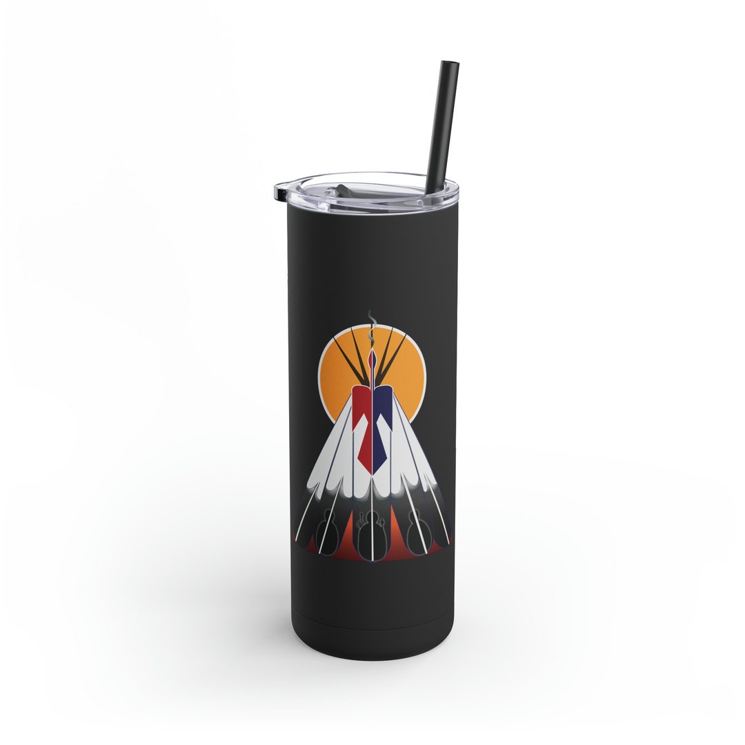 First Nations Tumbler Native American Church Water Bottle Indigenous ...