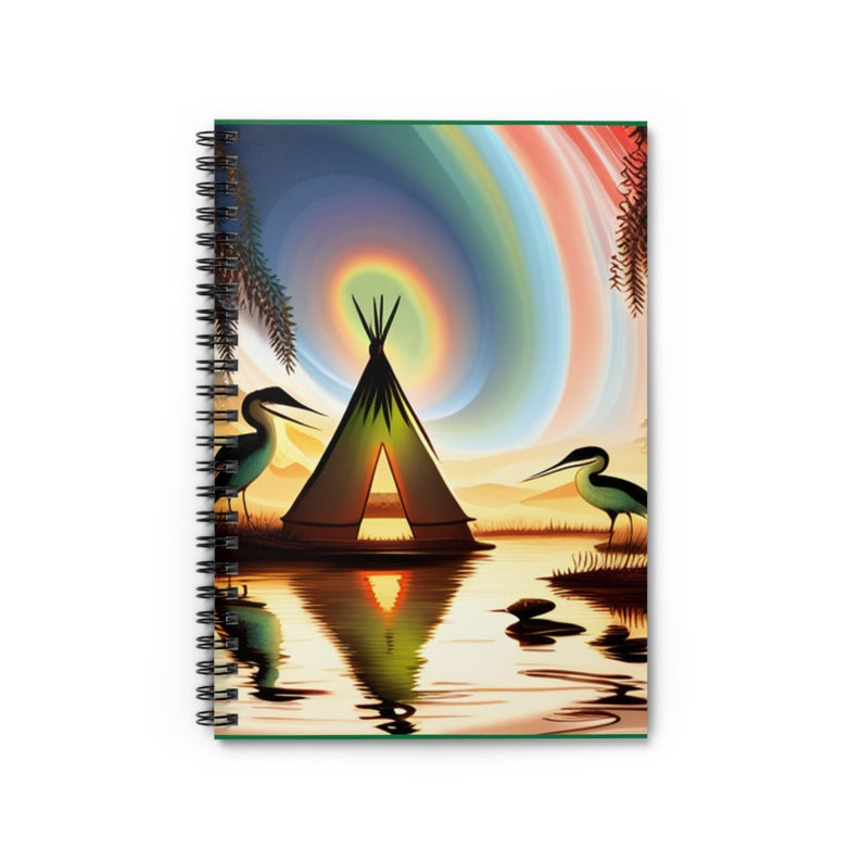 Native American Spiral Notebook Indigenous Art Journal Gift Writers ...