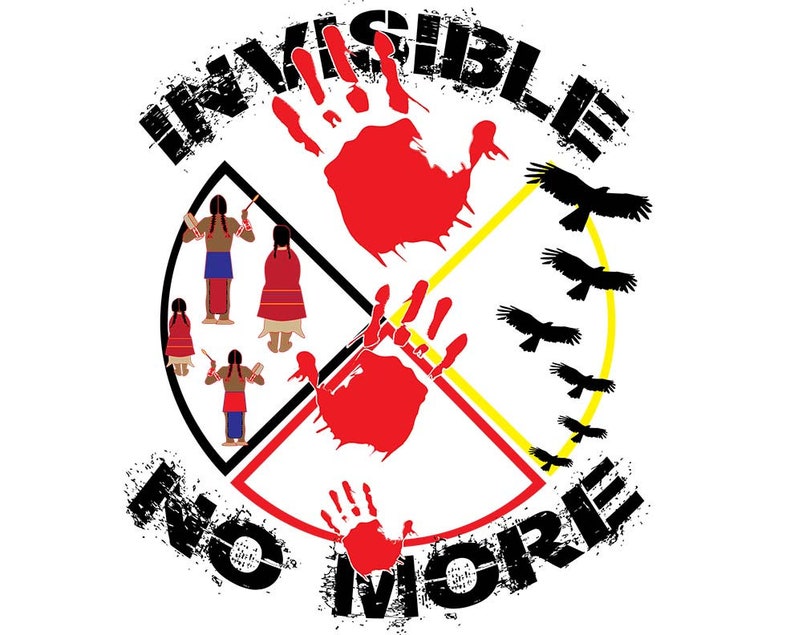 Invisible No More MMIP Awareness PNG Downloadable Indigenous Missing ...