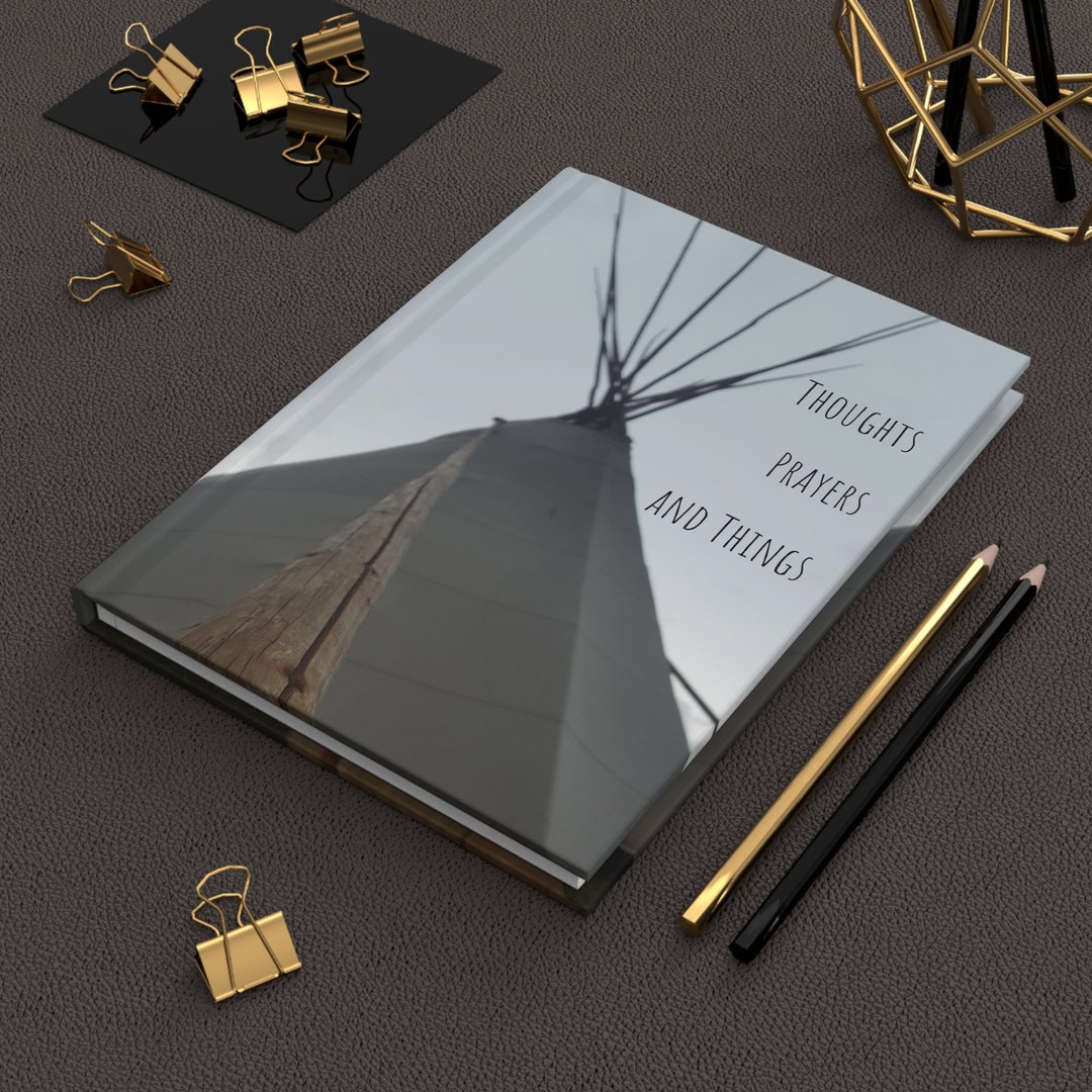 Indigenous Tipi Art Gift for Writer Native American Teepee Hardcover ...