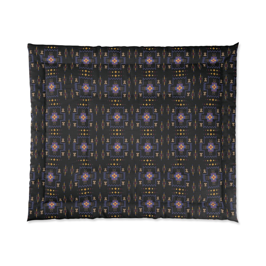 Southwest Native Art Comforter Indigenous Style Bedroom Blanket ...