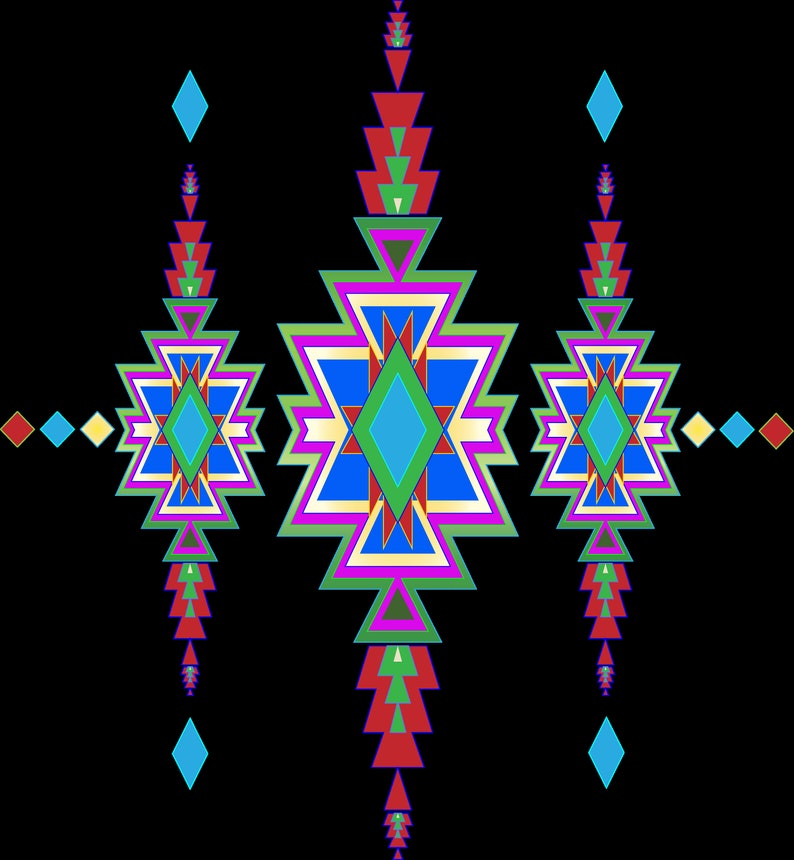 Trinity Four Directions Indigenous Art Downloadable PNG File Native Art ...