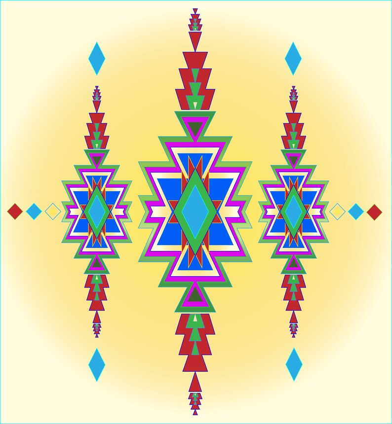 Trinity Four Directions Indigenous Art Downloadable PNG File Native Art ...