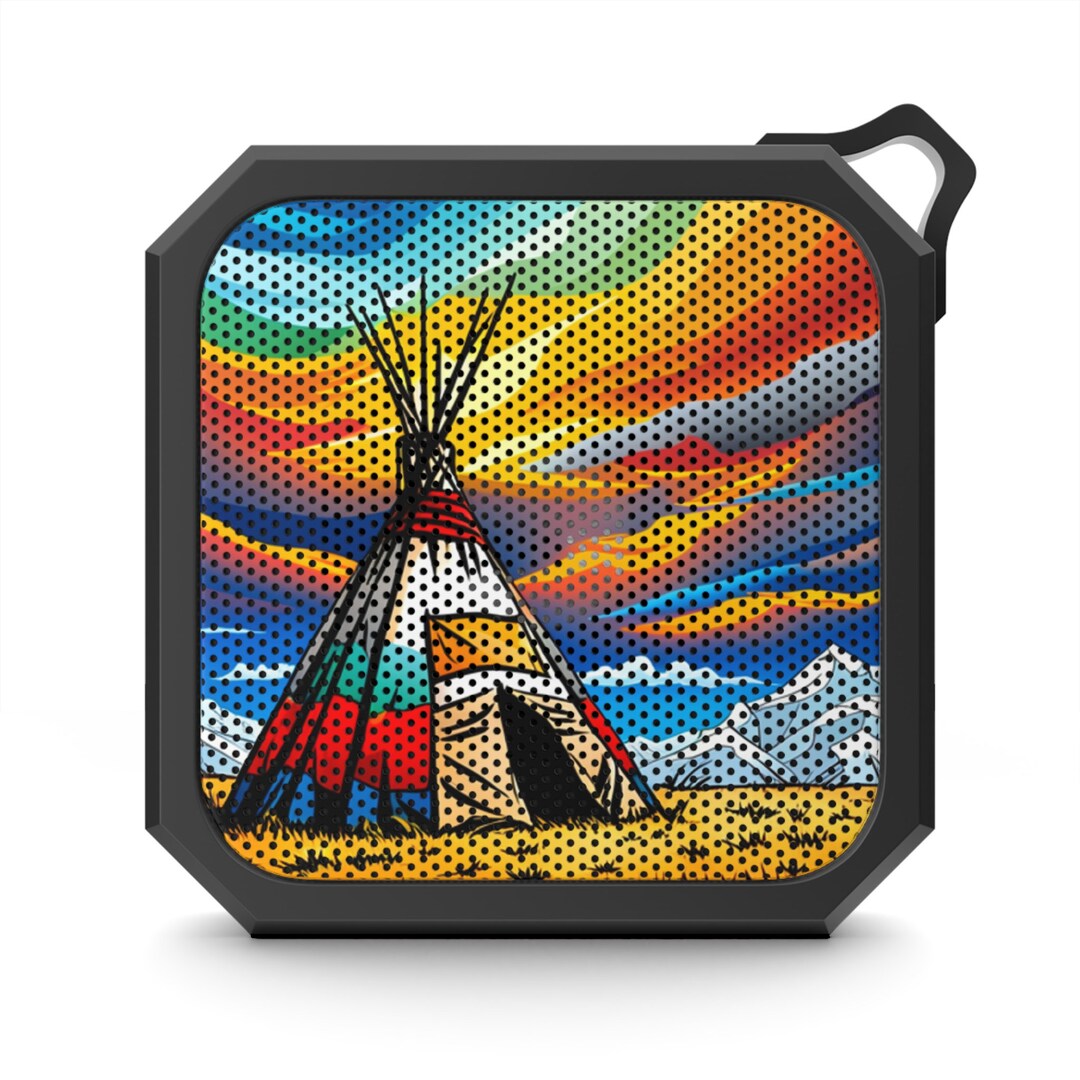 Indigenous Teepee Art Speaker Native American Graphic Design Blackwater ...