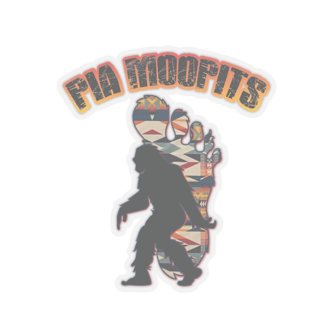 Comanche Tribe Bigfoot Art Kiss-cut Stickers Sasquatch Comanche ...