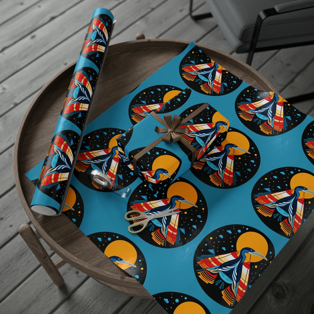 Native American Art Wrapping Papers Indigenous Christmas Gift Wrap NAC ...