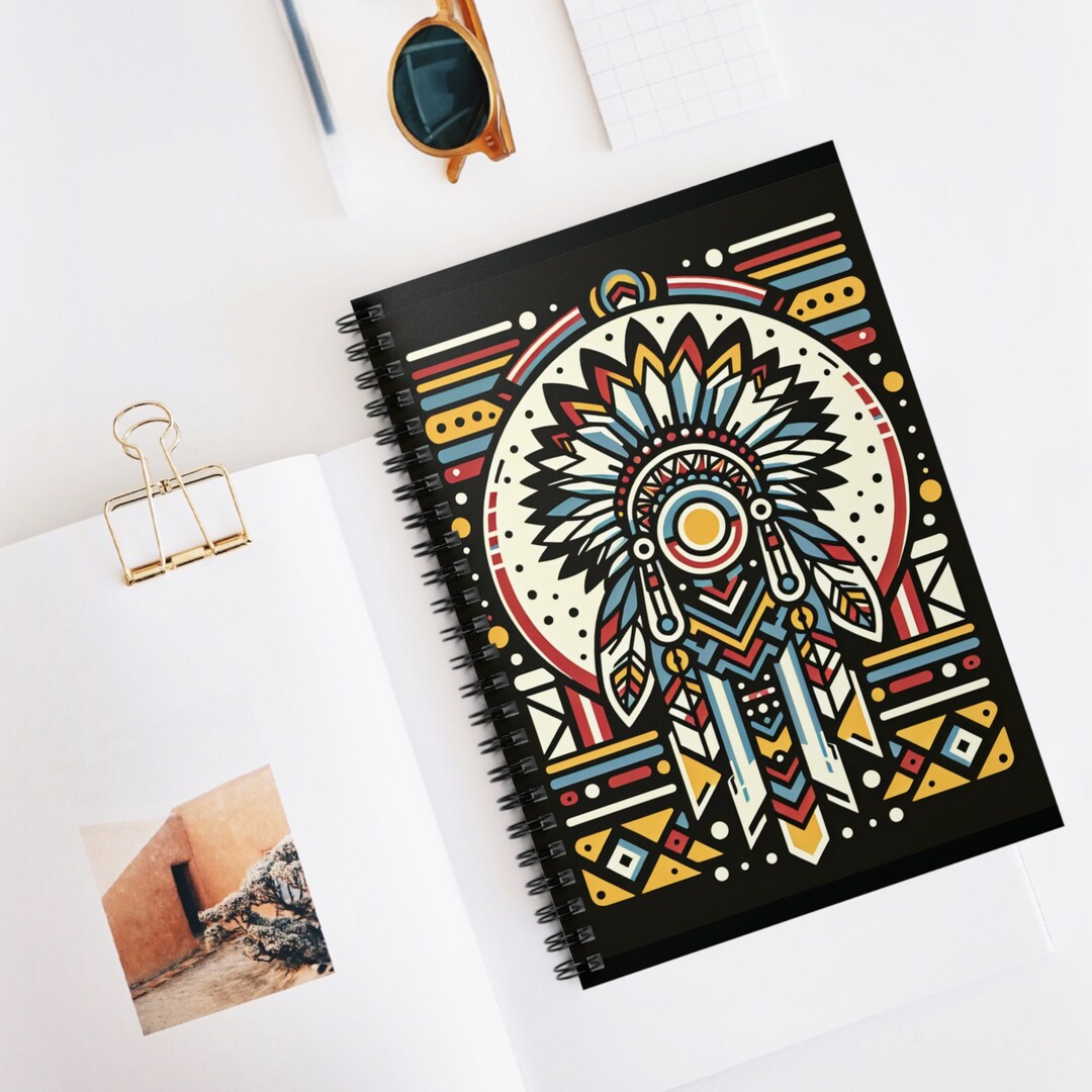 Tribal Journal Spiral Notebook Indigenous Art Journal Southwest Art ...