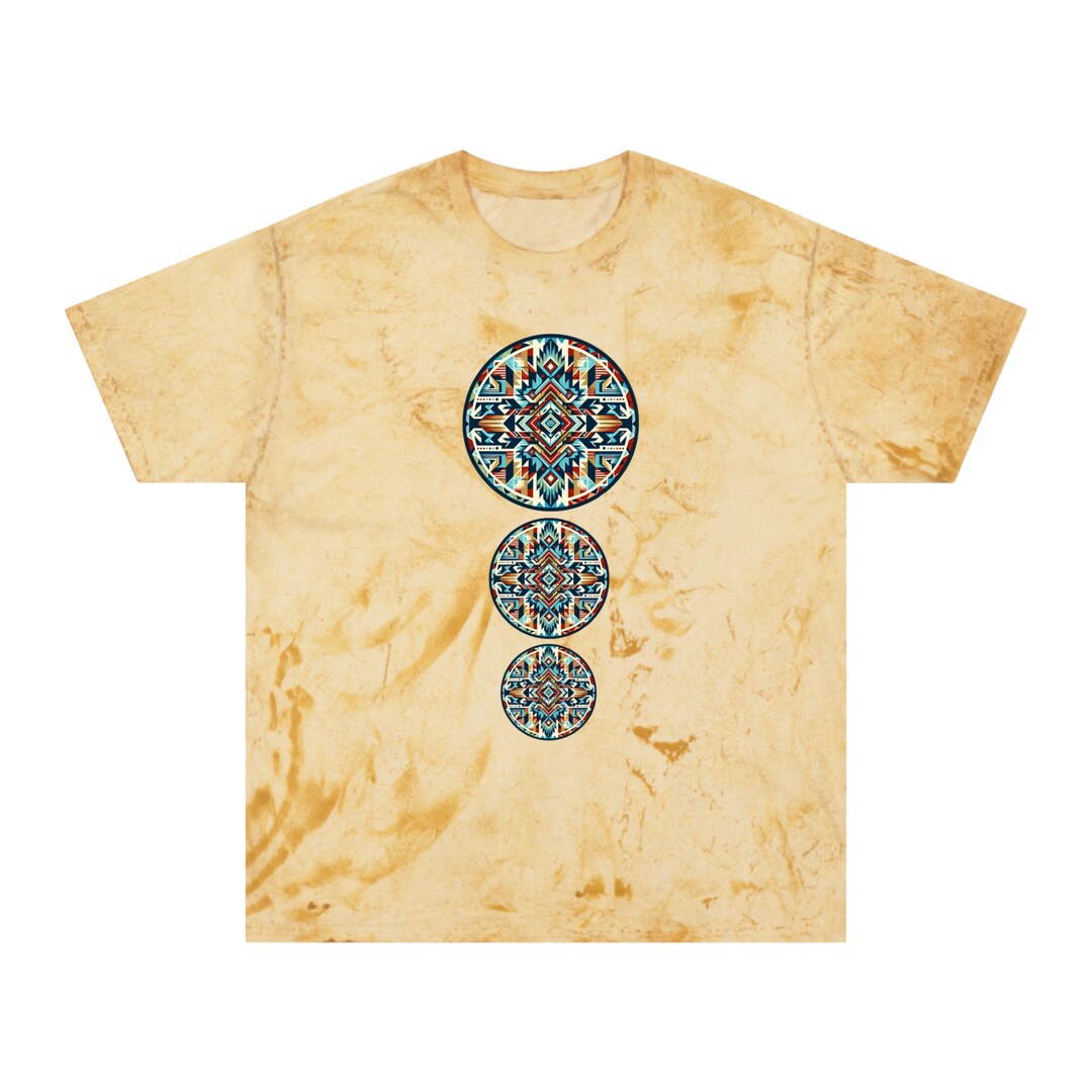 First Nations 3 Circle Unisex Color Blast T-shirt Indigenous Design Art ...