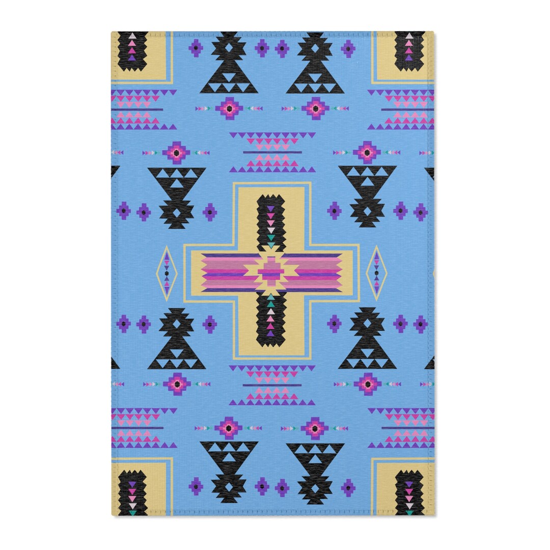 Native American Design Home Decor Indigenous Art Area Rugs First ...