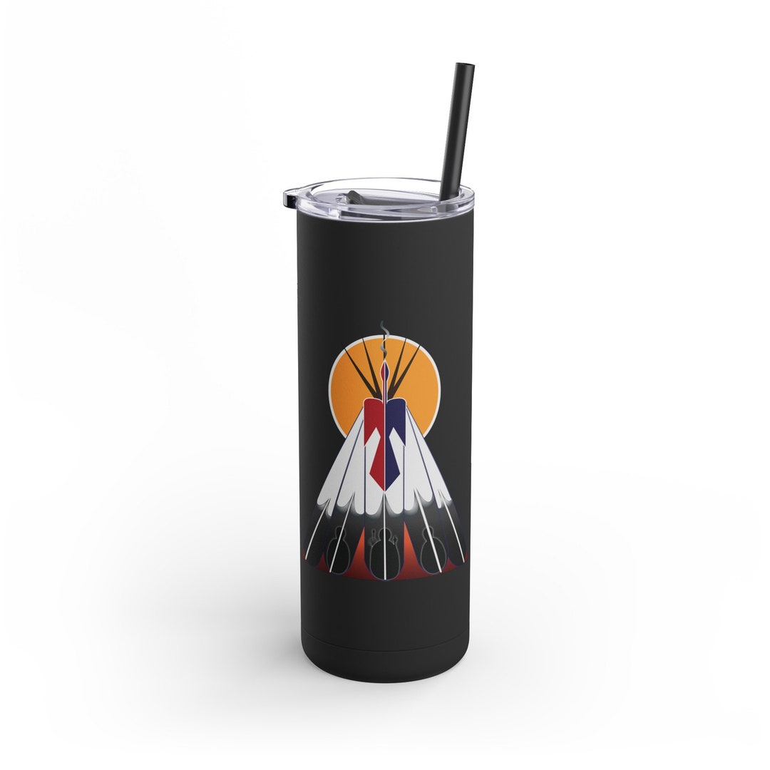 First Nations Tumbler Native American Church Water Bottle Indigenous ...