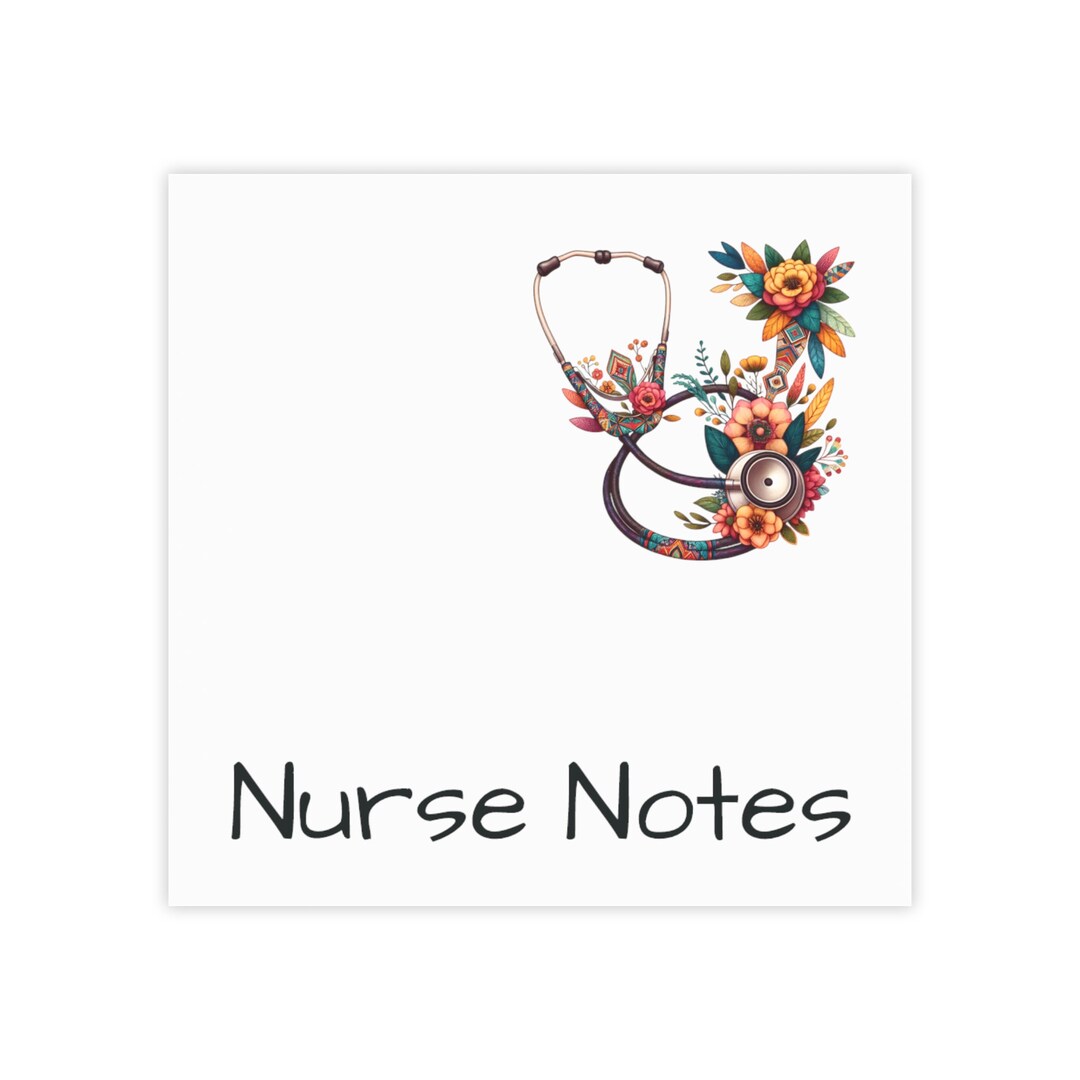 Nurse Note Pads Indigenous Nurse Post Note Pad Nurse Gift First Nation ...