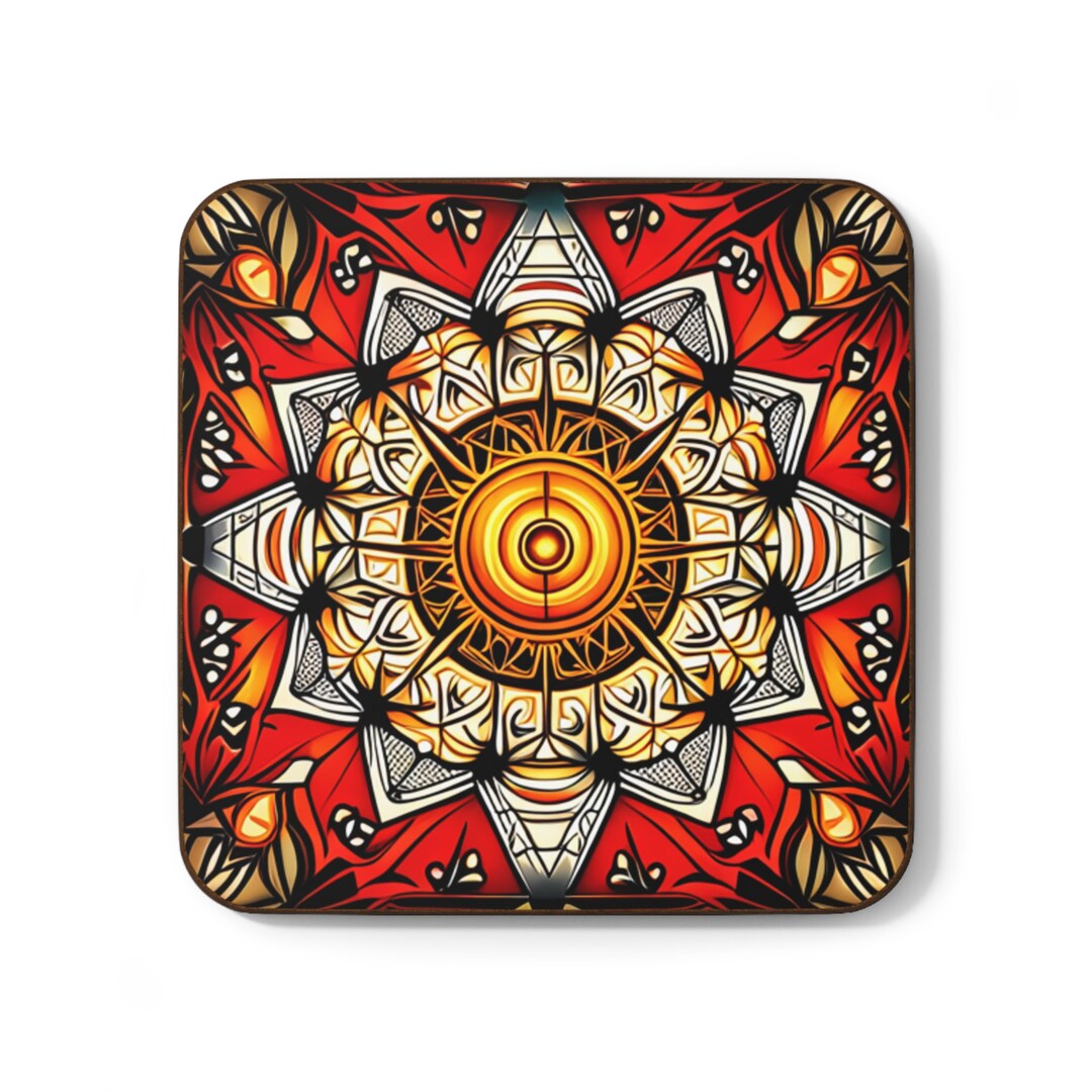 Home Decor Native Coaster Indigenous Art Hardboard Back Coaster First ...