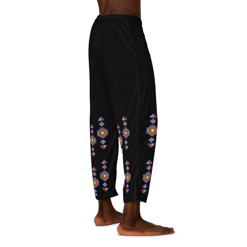 First Nations Pattern Men's Pajama Pants Indigenous Art Sleep Bottoms ...