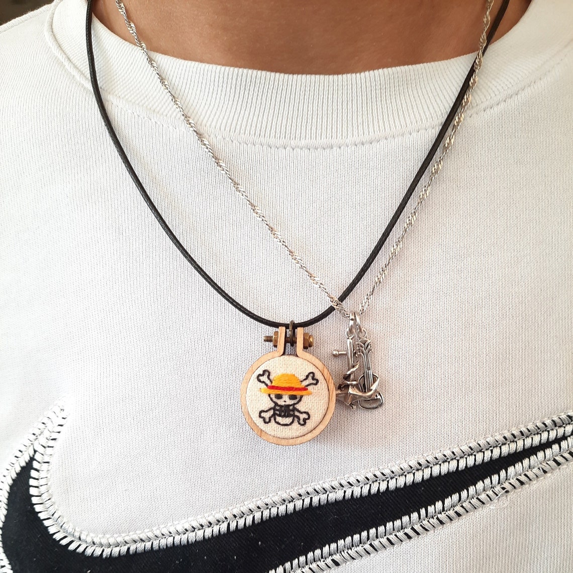Necklace One Piece Anime Inspired, Cosplay Necklace, Luffy, Anime ...