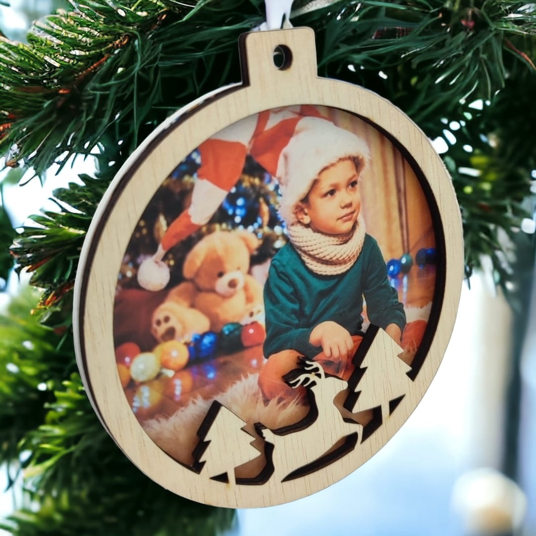 Personalized Christmas Bauble With Photo, Original Christmas Gift ...