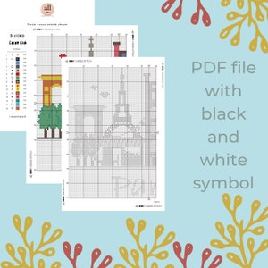 Paris City Cross Stitch Pattern I Romance Cross Stitch Kit I France ...