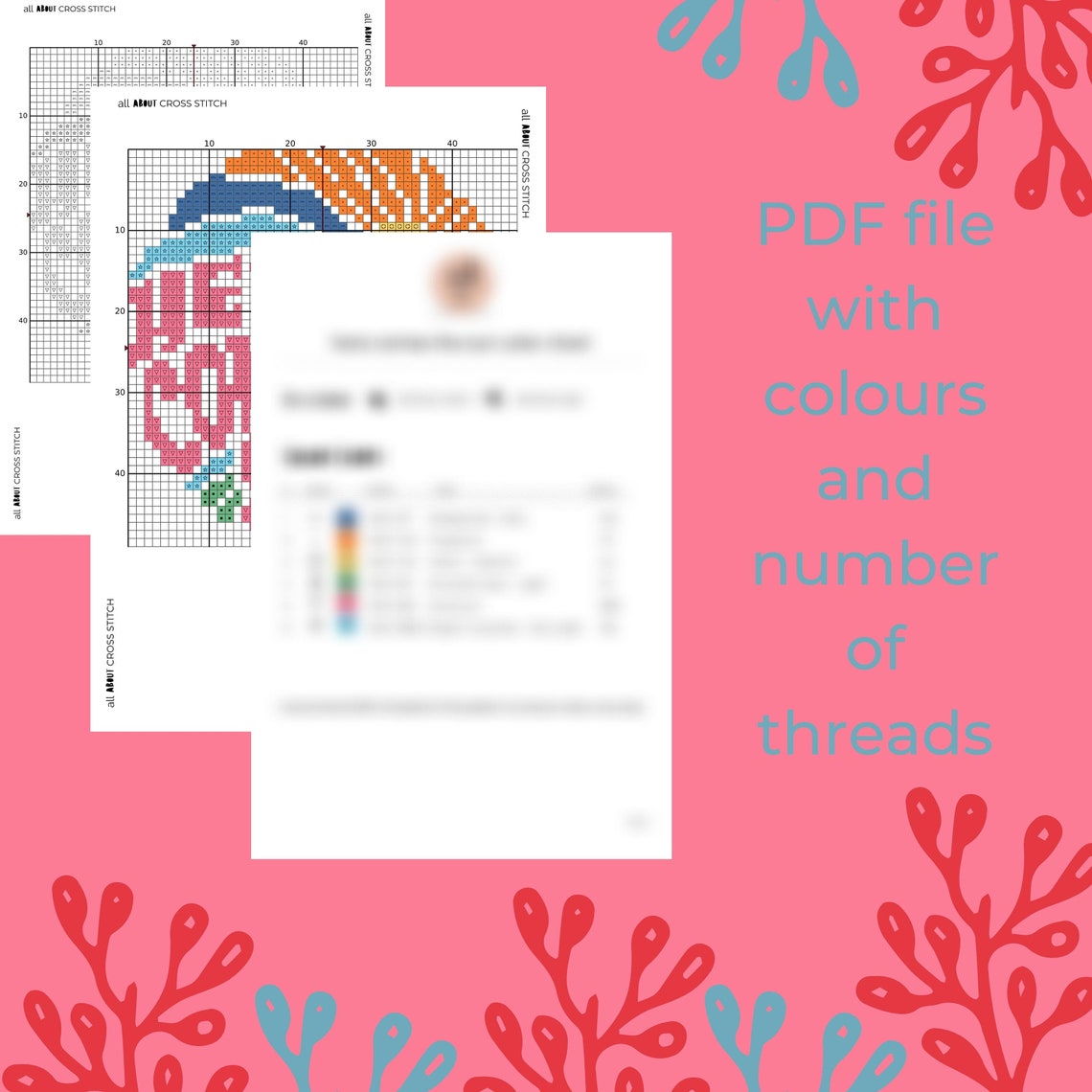 Here Comes the Sun Cross Stitch Pattern I Instant Download PDF I ...