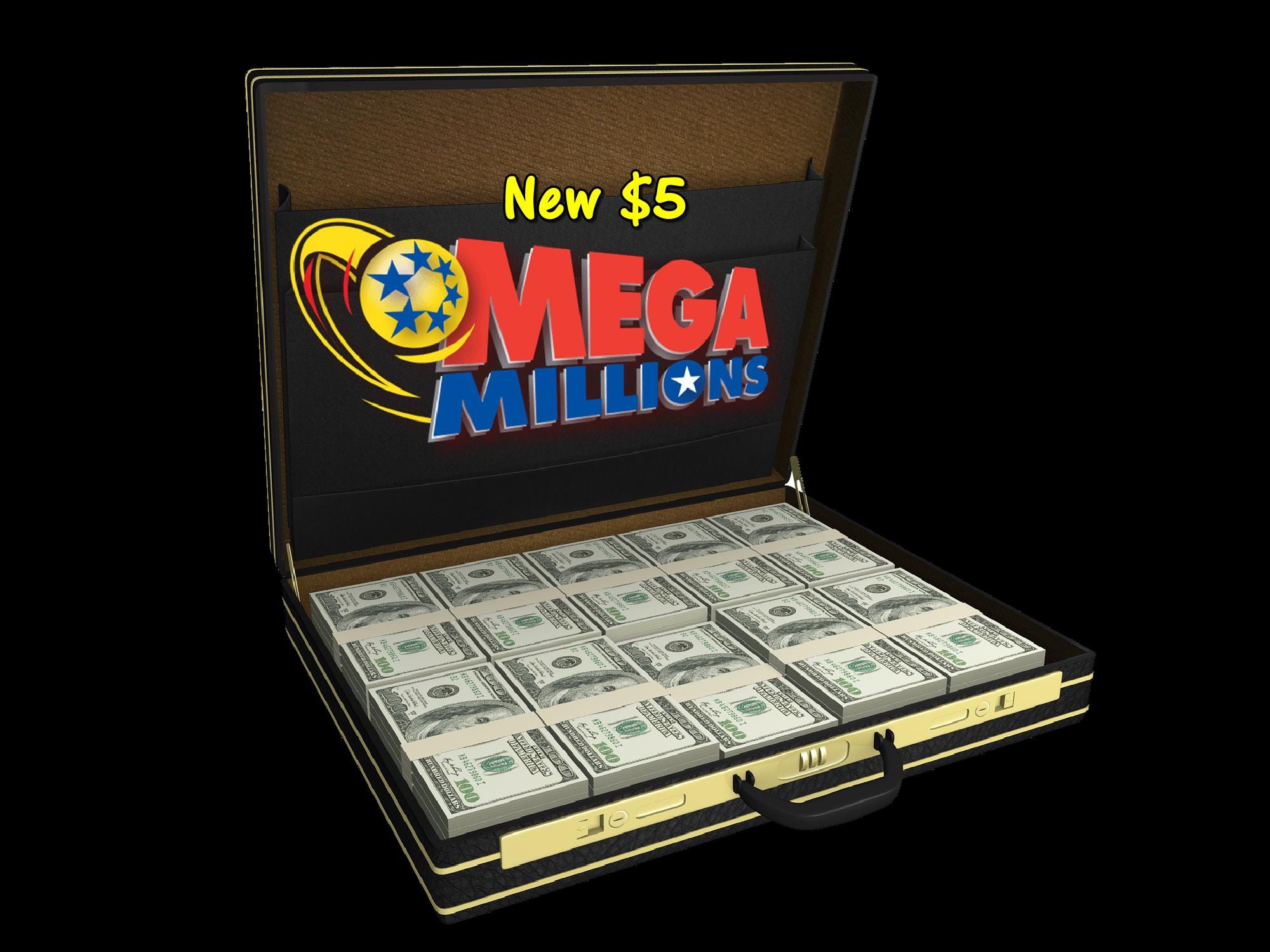 Mega Million's Lottery Lucky Numbers Millionaire Money Win Jackpot ...